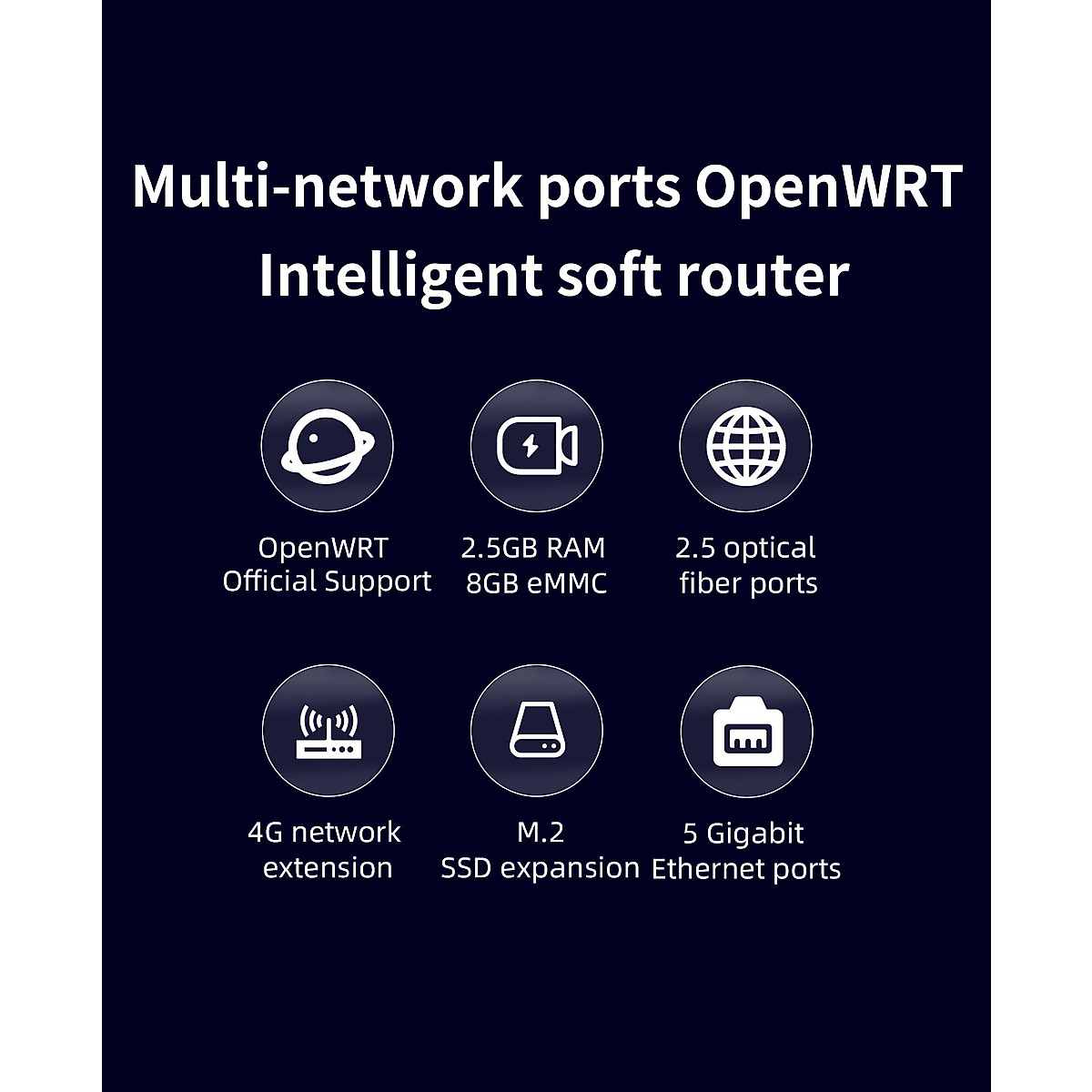 Banana Pi BPI-R3 Wi-Fi 6 OpenSource Wireless Dual-Band OpenWRT Router Board with MediaTek MT7986(Filogic 830),Support 5X GbE and 2X 2.5GbE SFP