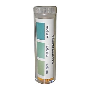 Krowne S25-124 QAC Test Strips, 1 Pack