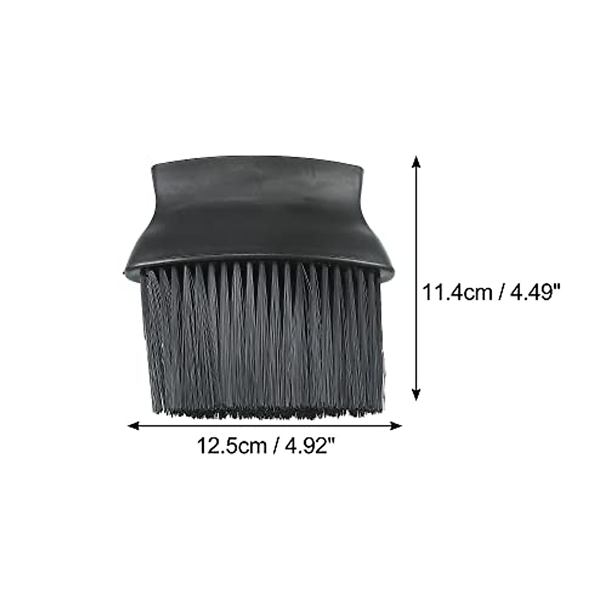 X AUTOHAUX 2pcs Car Interior Soft Hair Dust Removal Brush Car Cleaning Brush Dust Collectors for Car Dashboards Air Conditioning Vents Black