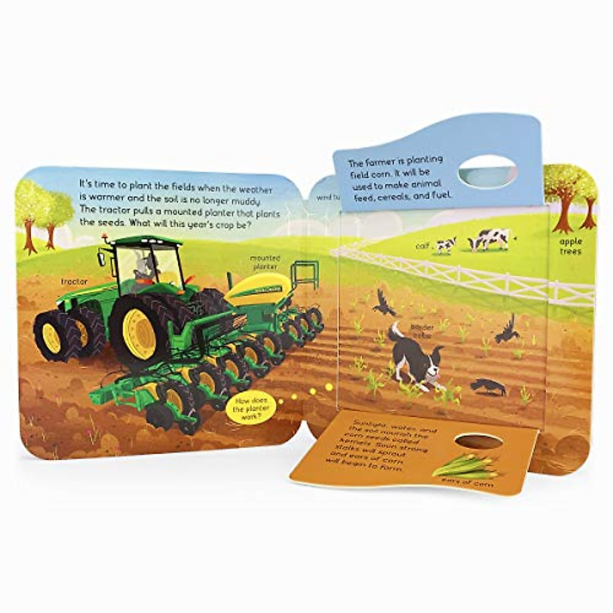John Deere Kids Peek-a-Flap Dirt - Lift-a-Flap Board Book for Little Farmers and Tractor Lovers (John Deere Peek-a-Flap Board Book)