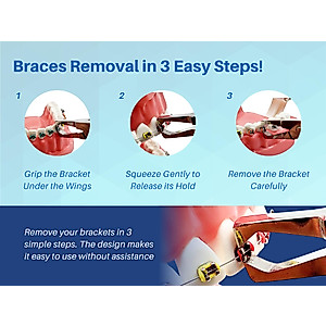 ARTMAN INSTRUMENTS Braces Removal Tool Orthodontic Bracket Removing Pliers Medical Grade Stainless Steel, Autoclavable, Easy Braces Removing Tool