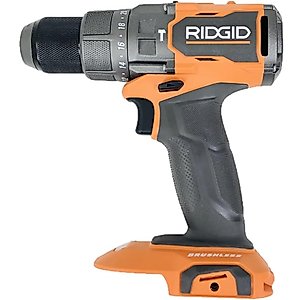 RIDGID 18V Brushless Cordless 1/2 in. Hammer Drill/Driver R86115 (Tool Only) (Renewed)