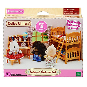 Calico Critters Children's Bedroom Set, Paper, Multicolor