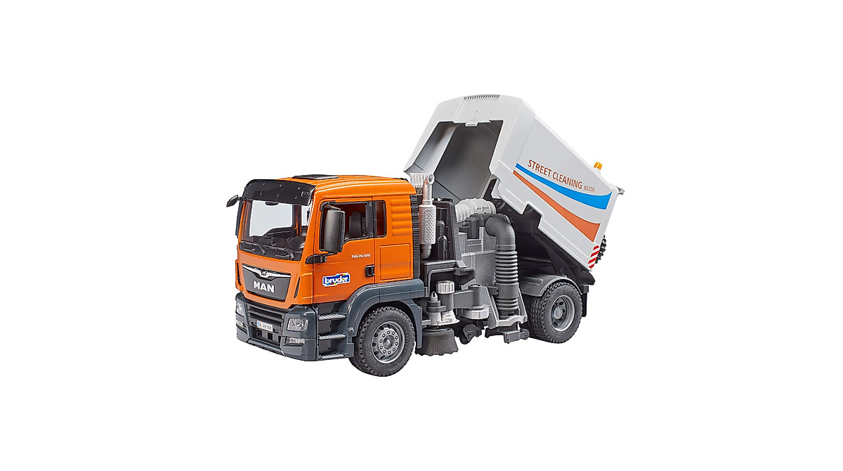 Bruder MAN TGS Street Sweeper - Realistic Toy Truck