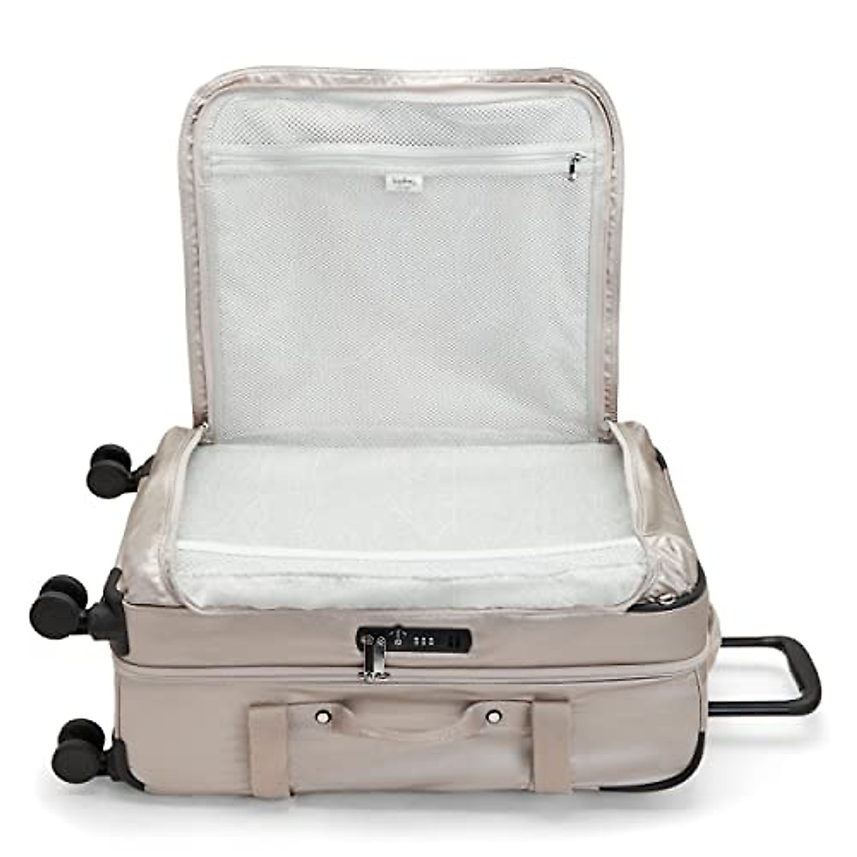 Kipling Spontaneous Medium Rolling Luggage Metallic Glow One Size