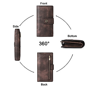 CLUCI Women Backpack Bundle with Women Wallet