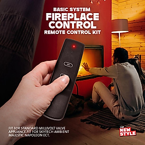 Gas Fireplace Remote Control On/Off System,for Millivolt Valve Appliance.for skytech, Ambient, Majestic and More