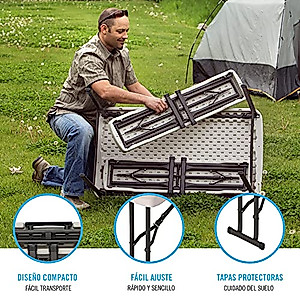 Lifetime 80352 42" (Almond) Recreation Set Folding Table, 42 inch