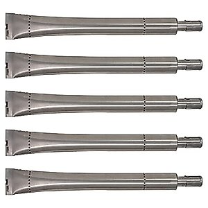 UpStart Components 5-Pack BBQ Gas Grill Tube Burner Replacement Parts for Broil King 9885-52 - Compatible Barbeque Stainless Steel Pipe Burners
