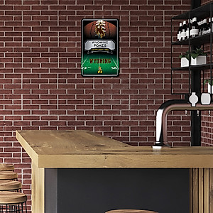 Rico Industries NCAA Washington State Cougars - WSU 11&quot; x 17&quot; Large Metal Home Décor Sign