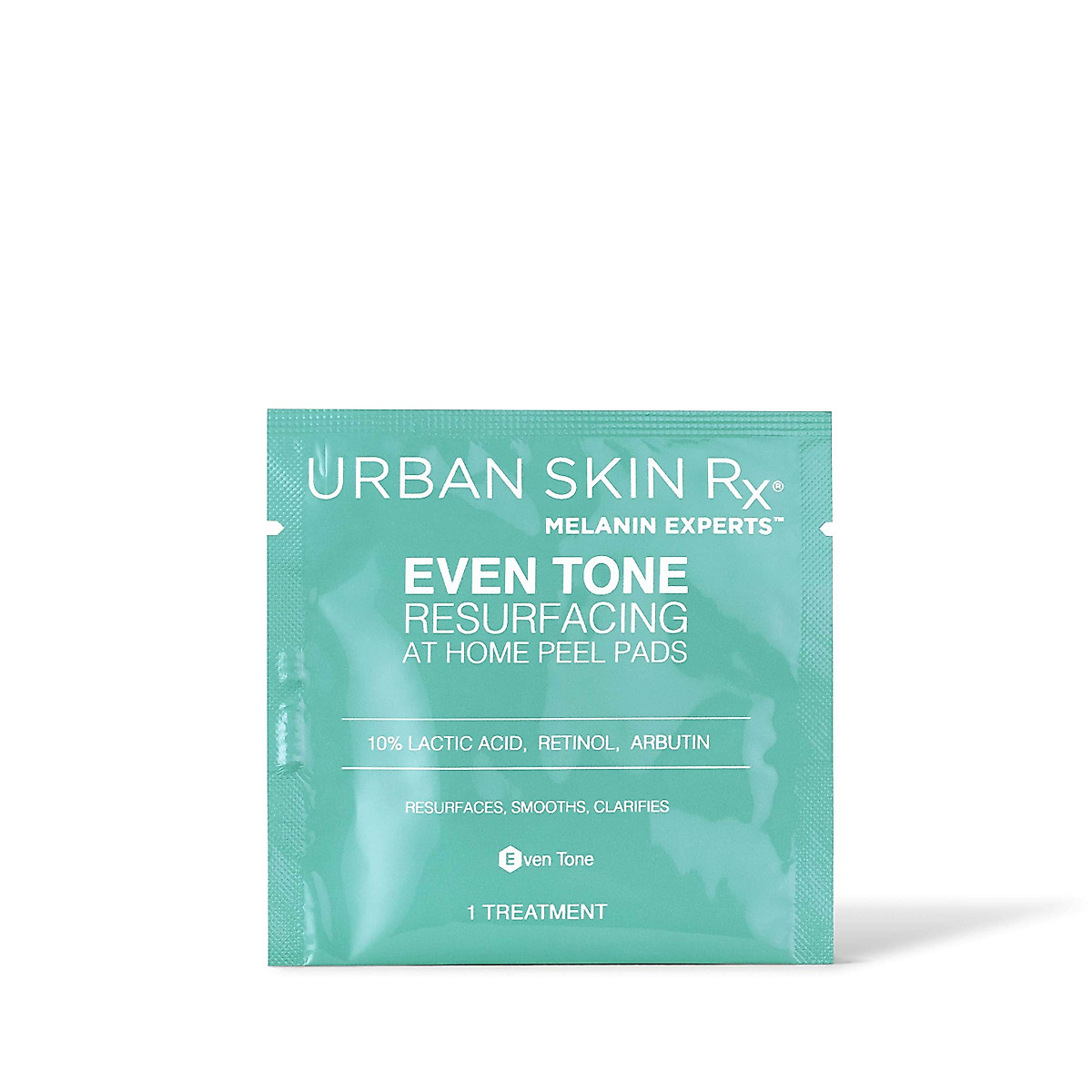 Urban Skin Rx®, Even Tone Resurfacing At-Home Peel Pads, Pre-Soaked Treatment Pads Resurface, Smooth, & Improve the Appearance of Uneven Skin Tone, Formulated with Lactic Acid and Retinol, 12 Count