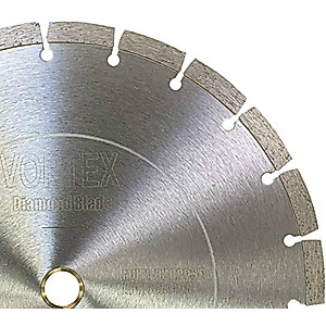 VTXMax VSS 12 inch Dry or Wet Cutting General Purpose Power Saw Segmented Diamond Blades for Concrete Stone Brick Masonry (12")