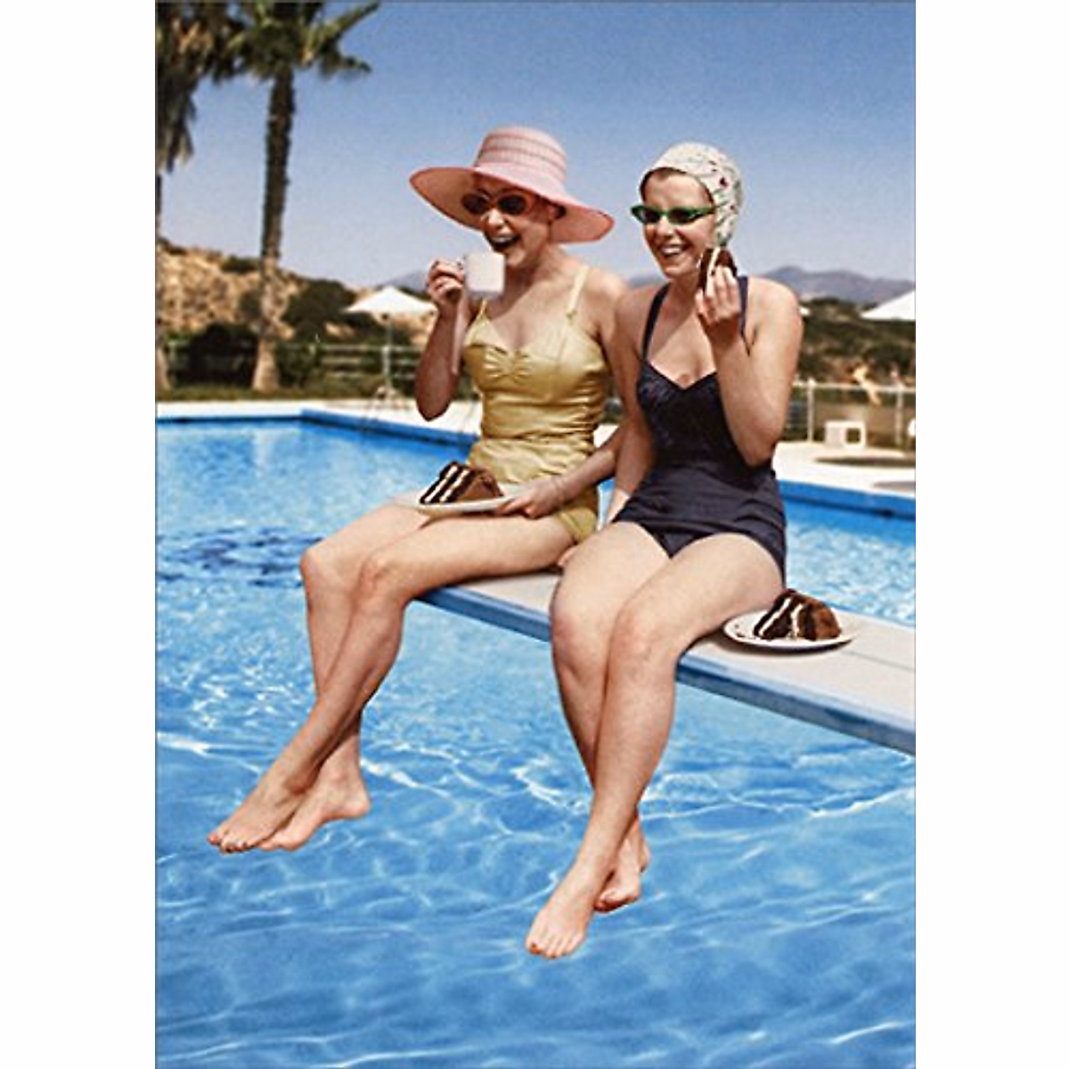 Ladies On Diving Board Avanti Humorous/Funny Feminine Best Friend Birthday Card for Her