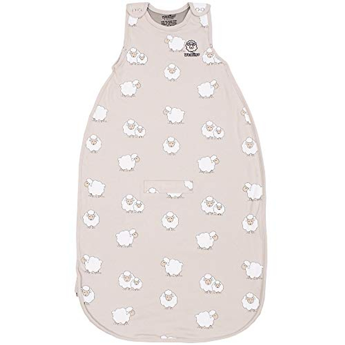 Woolino 4 Season Baby Sleep Sack, Australian Merino Wool Wearable Blanket, 2-24 Months, Sheep