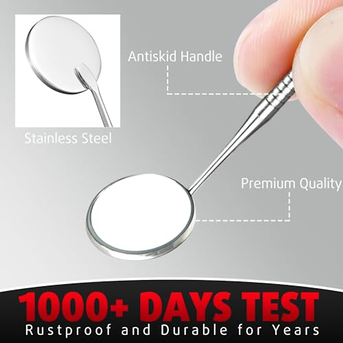 G.CATACC Dental Tools, Plaque Remover for Teeth, Metal Dental Pick Teeth Cleaning Tools Kit, Stainless Steel Oral Care Dental Hygiene Kit with Tooth Scraper Plaque Tartar Remover - with Case