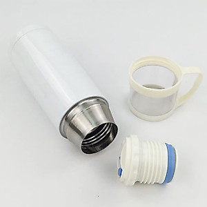 ZMvise Custom Your Logo Personalized Water Bottle Coffee Travel Mug Drink Thermos Cup 12 ounce 350ml