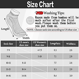 +MD Ultra Soft Athletic Running Socks for Women and Men, Cushioned Moisture Wicking No Show Short Casual Sports Socks-6 Pairs, 2Black/2White/2Grey9-11