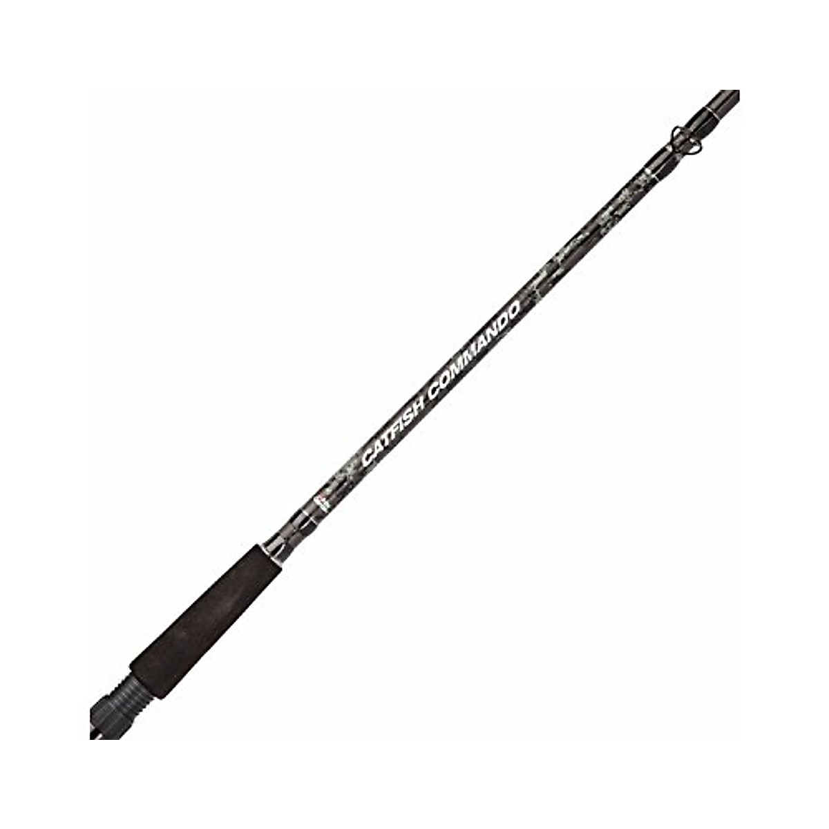 Abu Garcia Catfish Commando Fishing Rod and Reel Combo, 7 Feet, Medium Heavy Power, Black