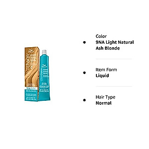 COLORCHARM Demi Permanent Hair Color| 9NA Light Natural Ash Blonde | Gloss, Refresh and Tone | 2 Fl Oz