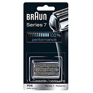 Braun Replacement Foil & Cutter Cassette - 70S, Series 7, Pulsonic - 9000 Series Braun Cassette 70S