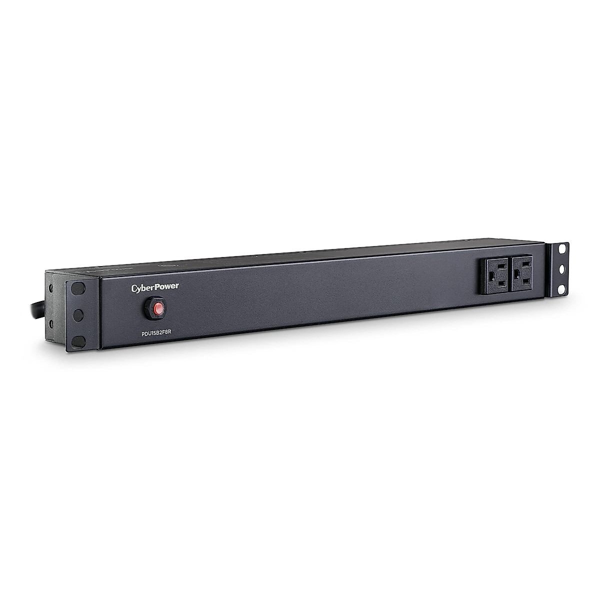 CyberPower PDU15B2F8R Basic PDU, 100-125V, 15A (Derated to 12A), 10 Outlets, 1U Rackmount