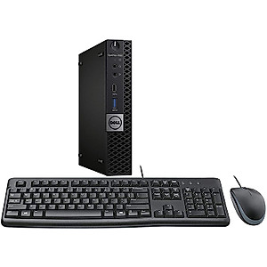 Dell Optiplex 7050 Micro Desktop, Intel i7, 32GB RAM, 256GB SSD, WiFi, Keyboard and Mouse, Windows 10 Pro (Renewed)
