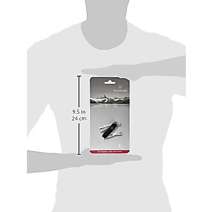 Victorinox Swiss Army Knife, Classic SD, Stainless Steel, Black, Pocketknife