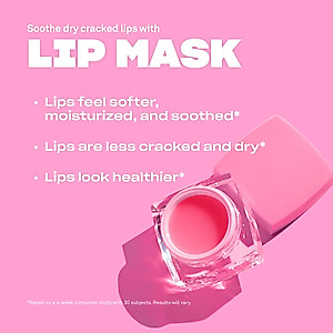 Babe Original Babe Glow Fragrance-Free Lip Sleeping Mask for Softer Lips, Hyaluronic Acid & Antioxidant Infused for Smoother, Moisturized Lips, Unscented, Cruelty-Free…