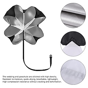 Running Speed Training, 2 Umbrella Speed Chute 56 Inch Running Parachute Soccer Training for Weight Bearing Running and Fitness Core Strength Training