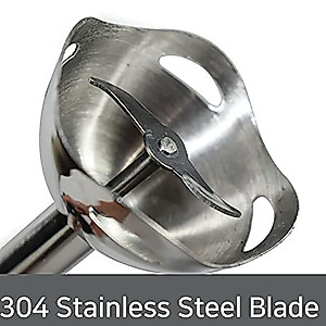 Lp Living Plus Powerful Electric Hand Blender, 400W with Two speed control, Detachable Base, Kitchen Blender for Smoothie, Puree, Coffee