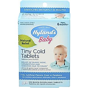 Hyland's, Baby Tiny Cold, 125 Tablets