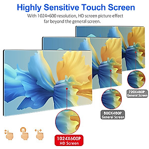 Double Din Car Stereo Radio Voice Control Apple Carplay & Android Auto,7 Inch Touchscreen Car Stereo,Car Radio Multimedia Player Bluetooth 5.2,Mirror Link,Backup Camera,Subwoofer, AM/FM Radio Receiver