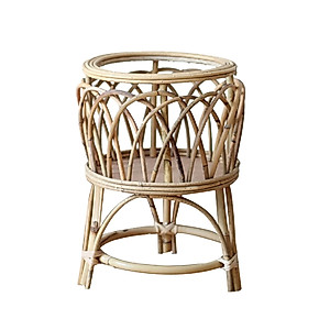 Bonsai Pedestal Plant Display Stand Plant Flower Stand Floor-to-Ceiling Racks Living Room TV Cabinet Balcony Garden Flower Pot Rack Vase Bonsai Base (Color : Brass)