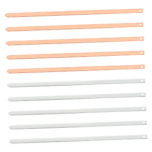 FOYTOKI 3 Sets Power Generation Materials Zinc Tablets an Fittings Battery Experiment Materials Electrode Materials Electrode Strip for Experiment Anode for Zinc Electroplating Copper