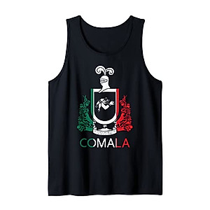 Comala Colima Estado De Mexico Escudo Eagle Aguila Tank Top