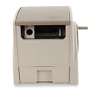 Suncast Automatic Rewind Garden Hose Reel, 100 ft. 5/8 in. Vinyl Hose Holder, Light Taupe