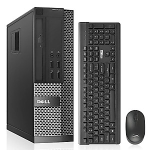 Dell OptiPlex 9010 Refurbished Desktop Computers i7 3.4GHz, 32GB Ram New 1TB SSD, AC7260 Built-in WiFi Ready, HDMI Dual 4K Monitor Support, Windows 10 Pro, Altec Wireless Keyboard Mouse (Renewed)
