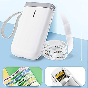 1 Pc Thermal Mobile Printer Label Sticker Writer Makers Suitable for Clothing Supermarket Retail Etc