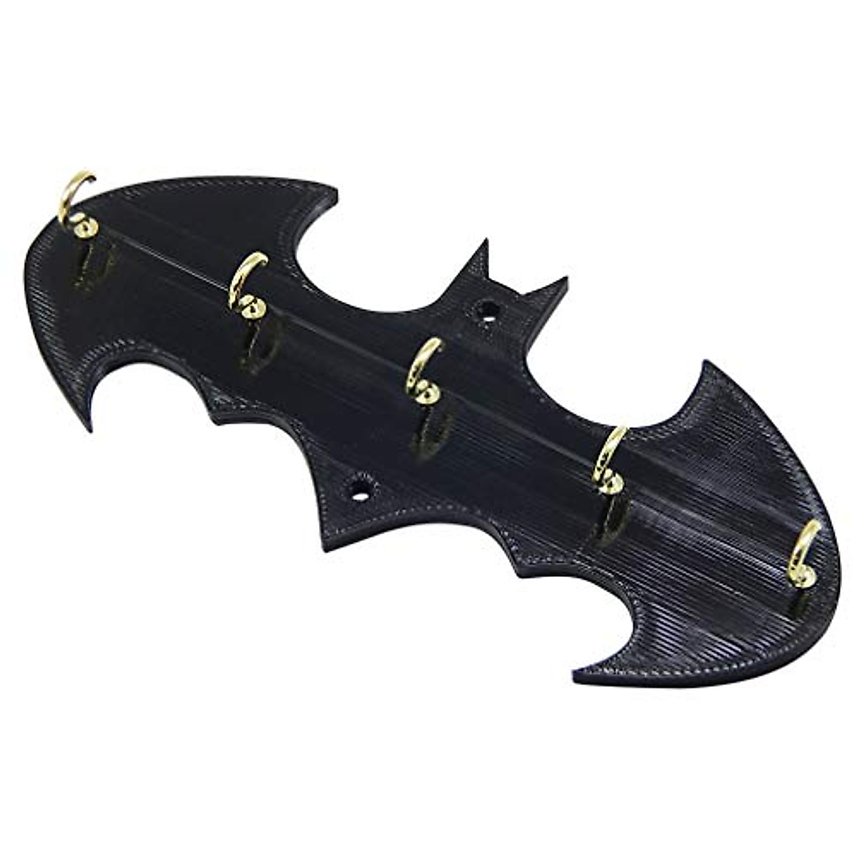 Medallurgy Retro Batman Key Rack Holder Hanger Hook Dark Knight Entryway Organization Decor Wall Key Hooks Jewelry Organizer