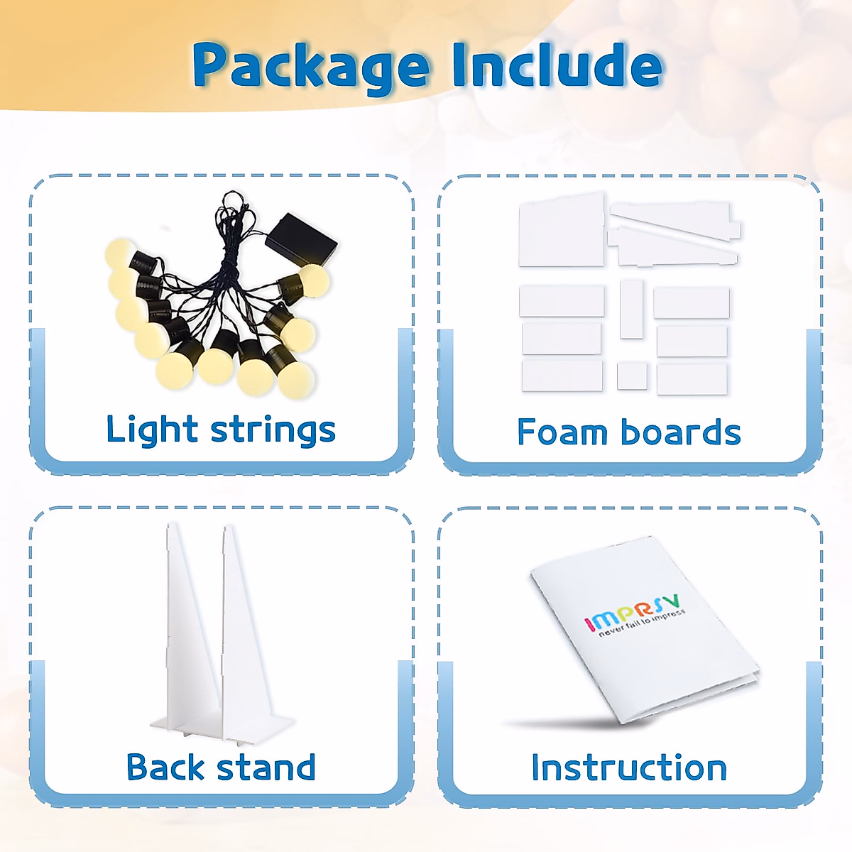 Imprsv Marquee Numbers 3 Feet Tall: 15th Birthday Decorations Large Light Up Numbers Anniversary Party Decorations Big Backdrop Foam Cardboard Number 15