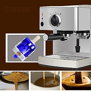 ROLTIN Coffee Machine Espresso Coffee Machine Maker 15 Bar,Capuccino,Frothing Milk Foam,920W,Capacity 1.5L Removable Drip Tray Steam Nozzle Compatible with Preparing Drinks