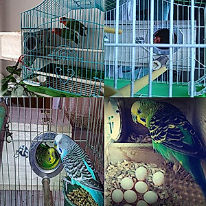 Parakeet Nesting Box, Bird Nest Breeding Box Cage Wood House for Finch Lovebirds Cockatiel Budgie Conure Parrot, 8'' X 5'' X 5''