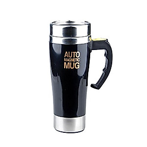 Mengshen Self Stirring Coffee Cup Stainless Steel Mug