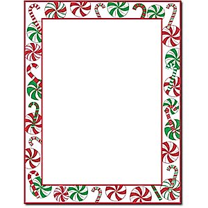 Peppermints Party Holiday Stationery - 80 Sheets by Great Papers!