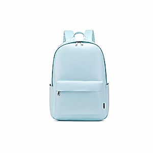 Wadirum Waterproof Cute School Backpack for Girl and Boy Fashion Women Daypack Sky Blue