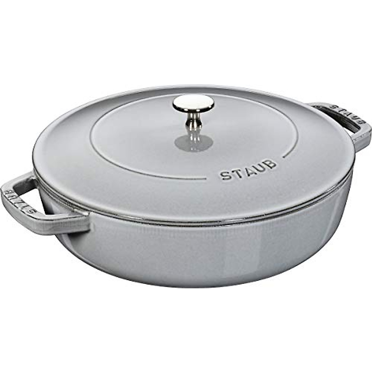 STAUB Cast Iron Chistera, Graphite-Grey, 28 cm