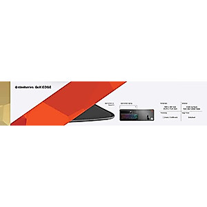 SteelSeries QcK Edge - Cloth Gaming Mouse Pad - stitched edge to prevent wear - optimized for gaming sensors - size XL