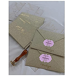 Thank You for Celebrating with Us Label Stickers,2 Inch Adhesive Wedding Favors Stickers,Decorative Stickers for Party Supplies(Purple,160PCS Per Pack)