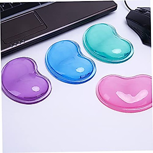 Ciieeo 2pcs Gel Wrist Rest Wrist Cushion Heart Shaped Wrist Rest Office mat Computer mat Wrist Rest pad Cool Hand Pillow Laptop Wrist Rest Keyboard Wrist Support Non-Slip Wrist Pillow 3D