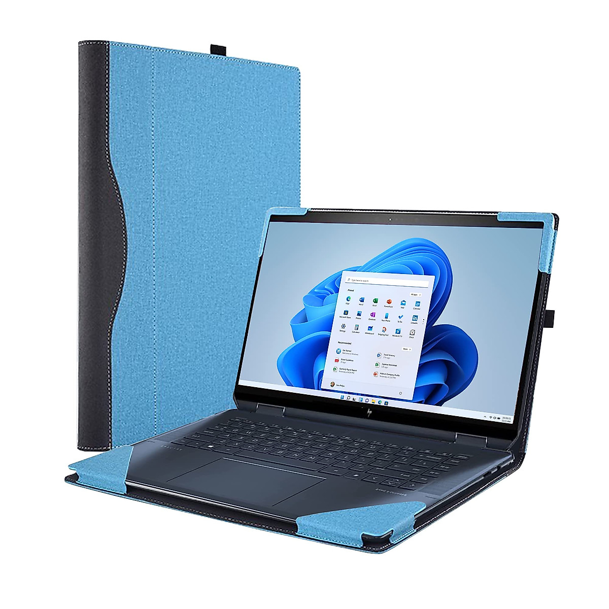 Laptop Sleeve for HP Spectre X360 16-f 16t-f Envy 16-h/Laptops HP 15z-ef2000 Touch optional/15 The 200 Touch /15-dy5097nr/15-dy2096nr / 15-bp 15-ds 15-dr Computer Bag (15.6inch, Sky Blue)